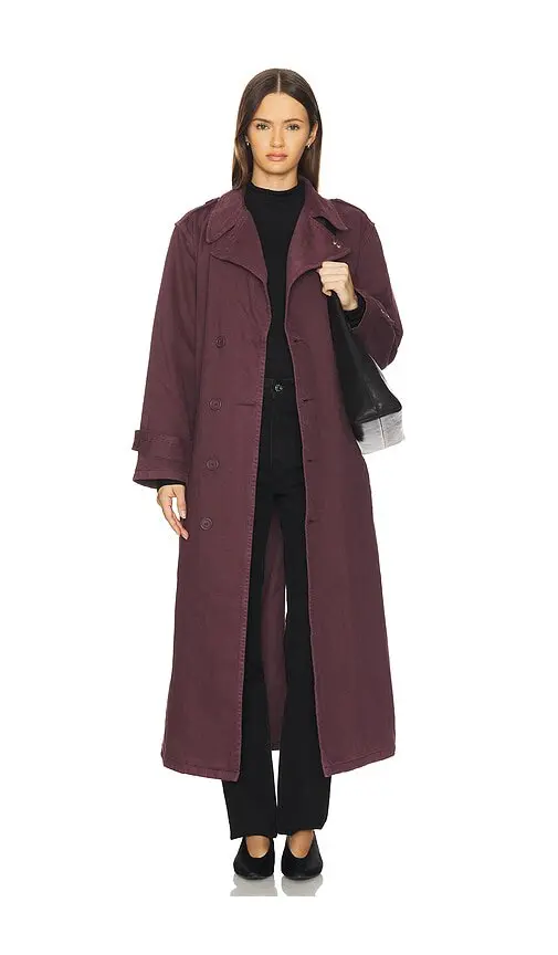 ICON DENIM LOS ANGELES Snow Trench Coat