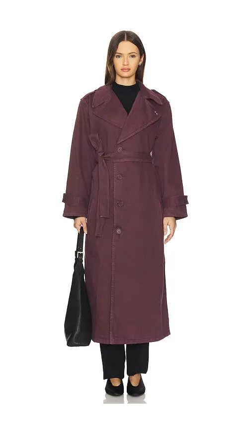 ICON DENIM LOS ANGELES Snow Trench Coat
