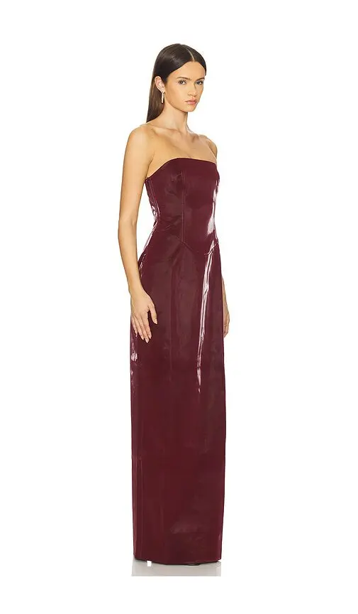 KIM SHUI Lilly Patent Gown