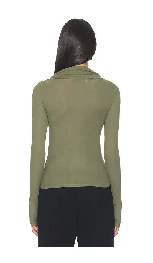 Michael Lauren Long Sleeve Half Zip Top