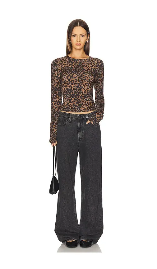Rag & Bone Luca Printed Long Sleeve