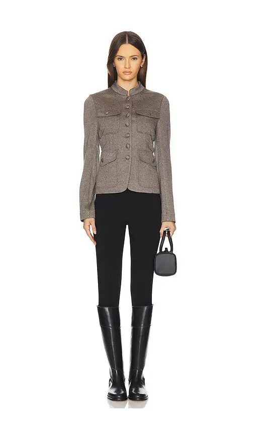 Rag & Bone Mercer Ponte Blazer - Brown Multi