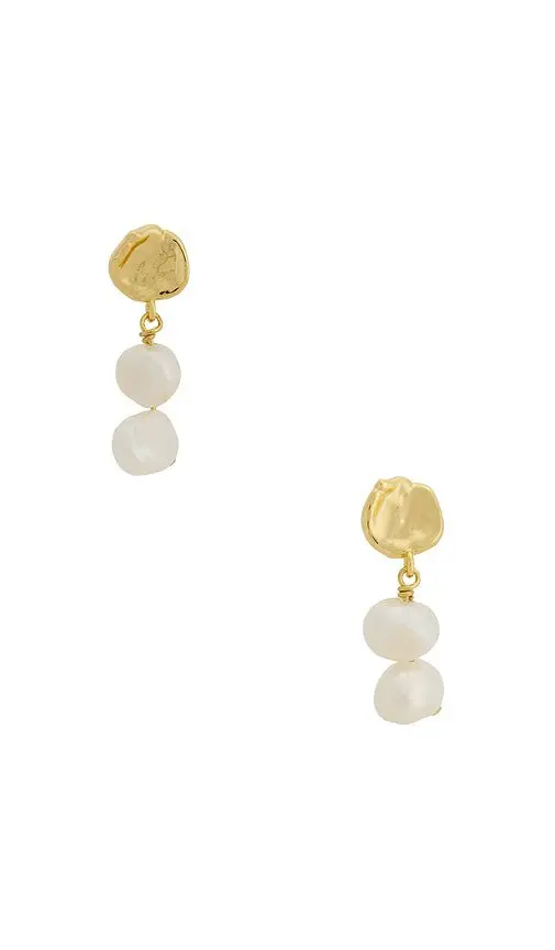 Anni Lu Pearly Drop Earrings - Pearl