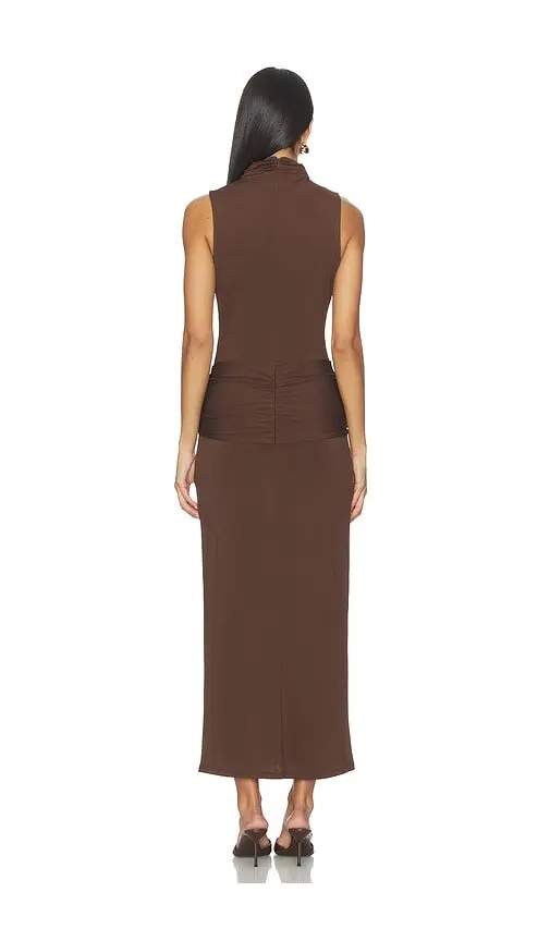 NIA Victoria Dress in Brown - size S