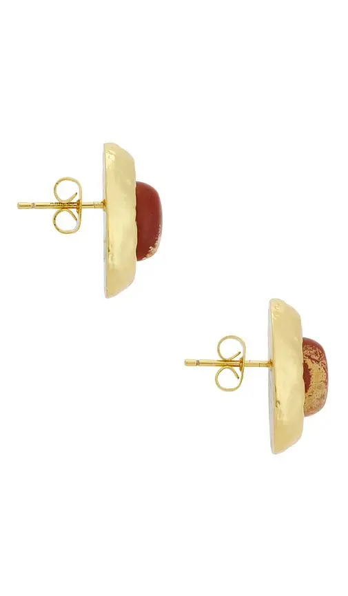 Anni Lu On Top Stud Earrings - Cherry