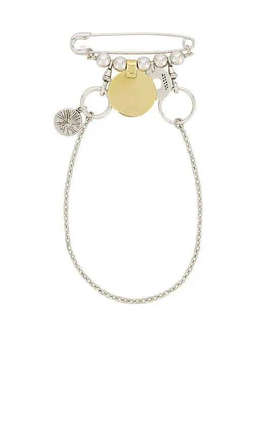 Isabel Marant Bonnie Brooch - Silver & Dore
