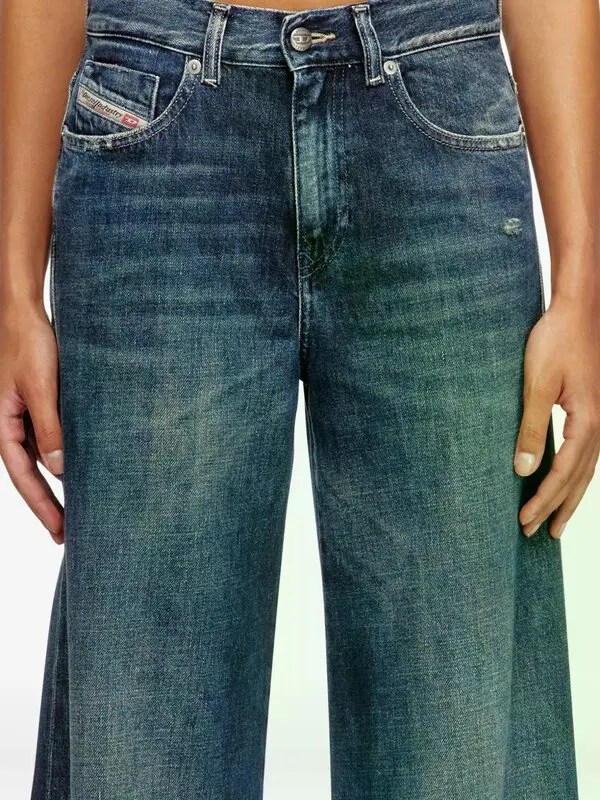 DIESEL® D-akemi Wide Leg Jeans - Blue