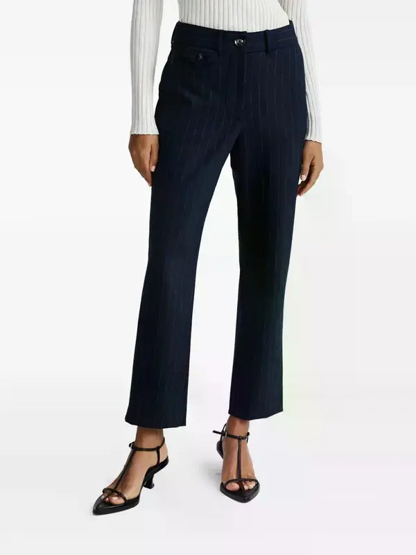 Anna Quan Pinstripe Tailored Trousers