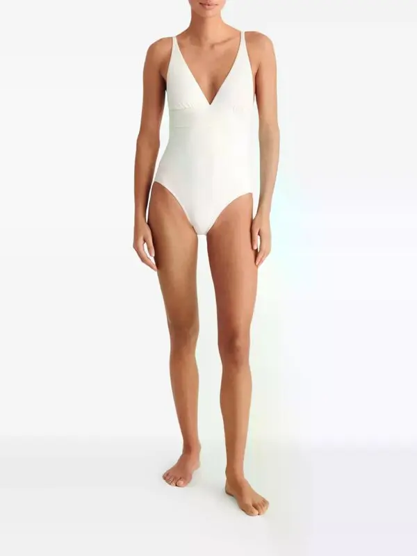 ERES Larcin V-neck Swimsuit - White
