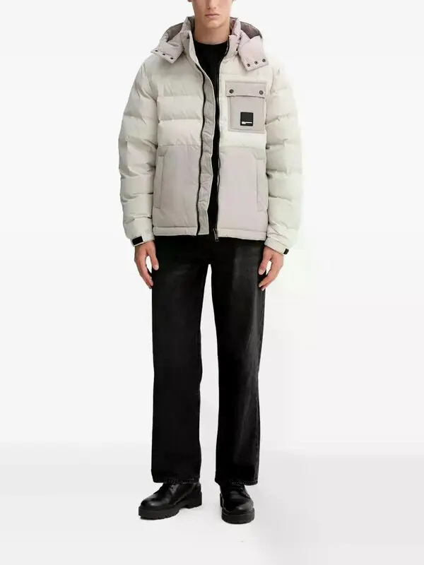 Karl Lagerfeld Utility Hooded Patch-pocket Jacket