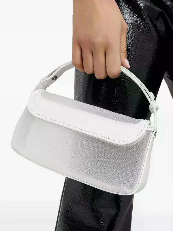 COURREGES Curved-flap Shoulder Bag