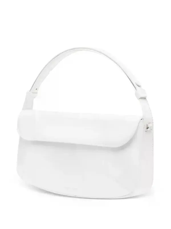 COURREGES Curved-flap Shoulder Bag