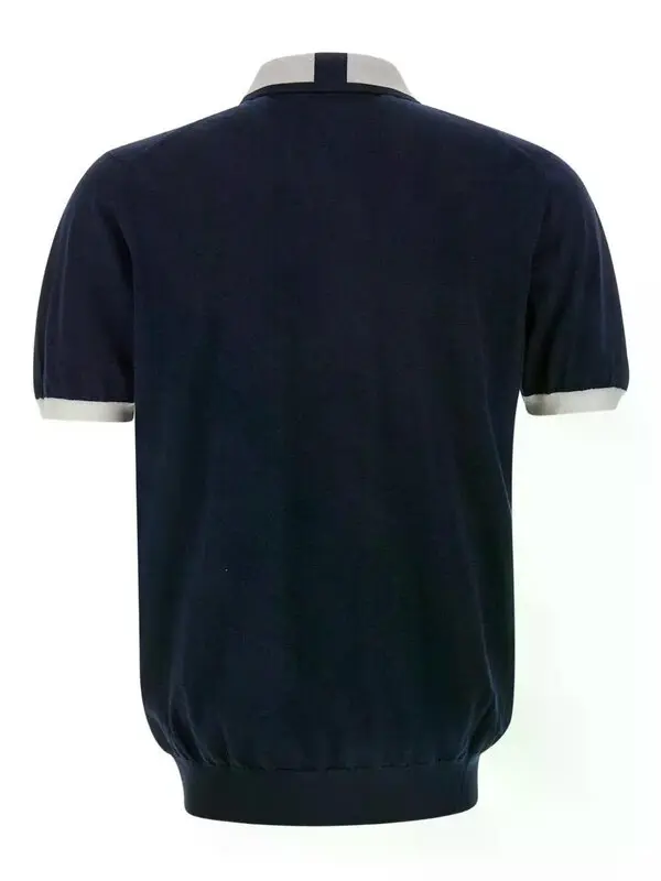 Kiton Zip-up Polo Shirt
