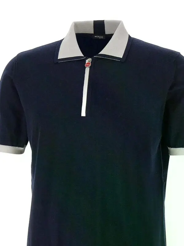 Kiton Zip-up Polo Shirt