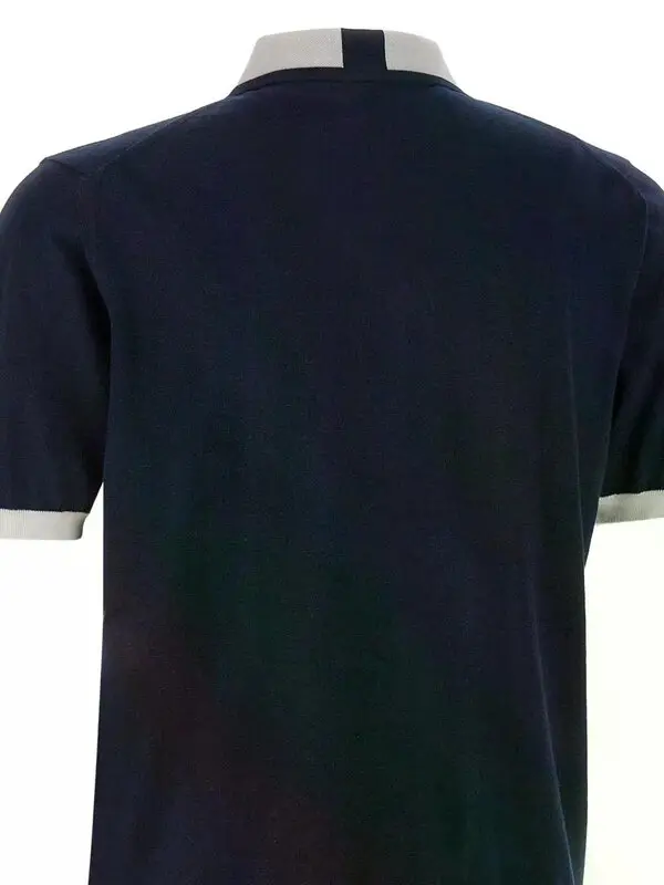 Kiton Zip-up Polo Shirt