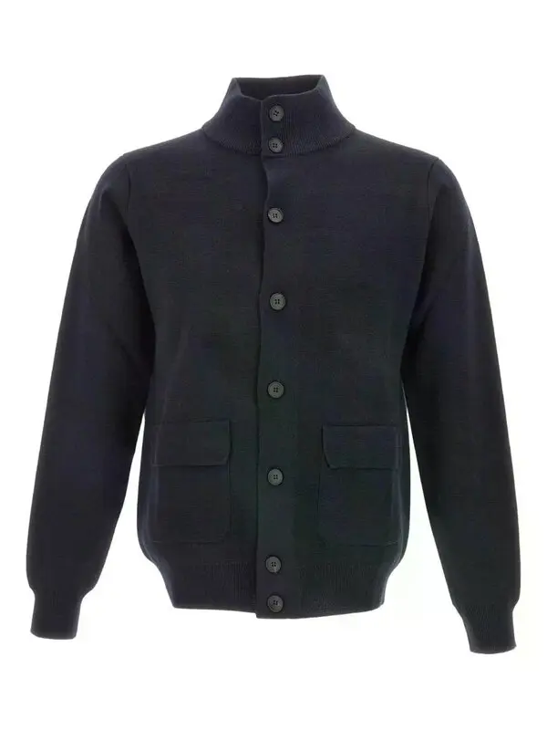 FILIPPO DE LAURENTIIS Patch-pocket Jacket With Stand-up Collar