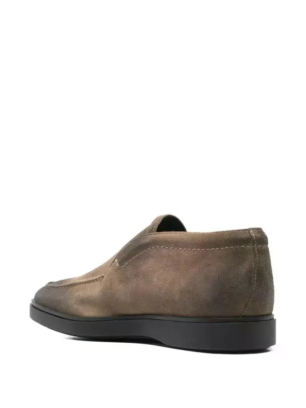 Tagliatore Suede Loafers - Neutrals