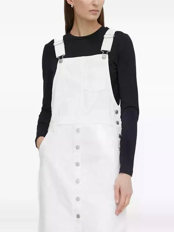 LEVI'S Ticon Button Jumper Dress - White