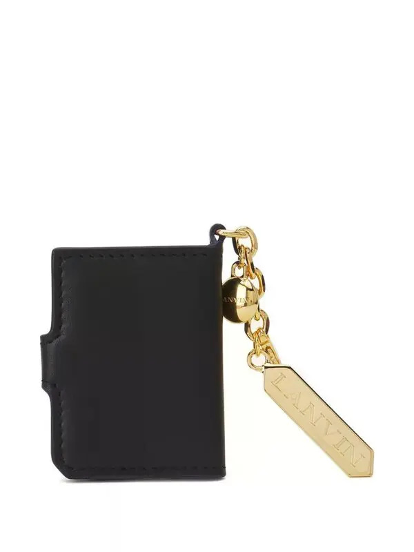LANVIN Leather Keyring Cardholder - Black