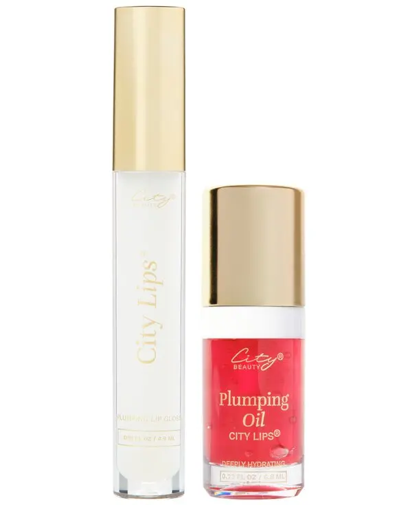 CITY BEAUTY City Lips Plumping Lip Gloss And Lip Oil - No Color