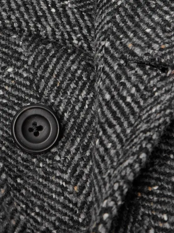 Rubinacci Double-breasted Belted Virgin Wool And Cashmere-blend Coat