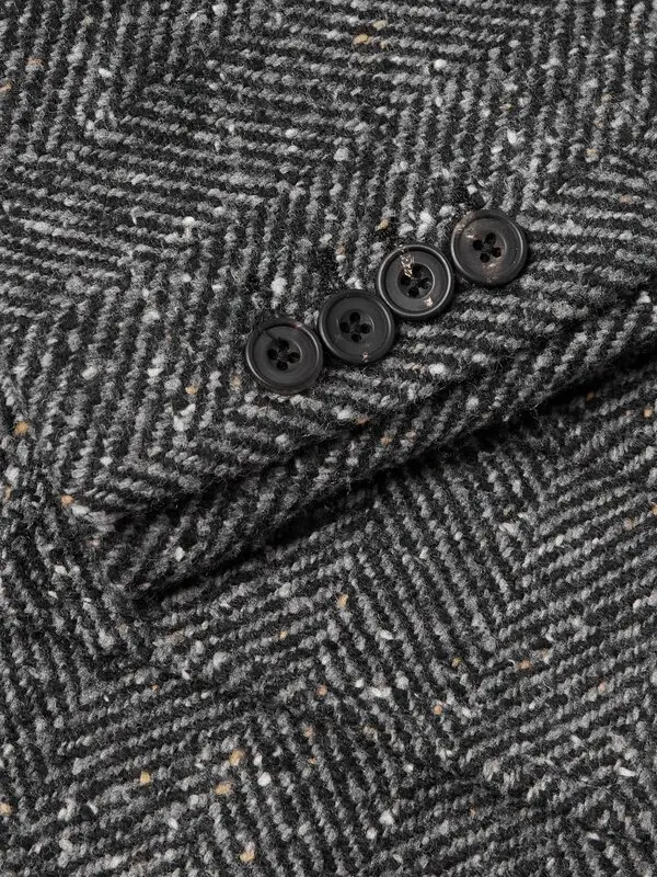 Rubinacci Double-breasted Belted Virgin Wool And Cashmere-blend Coat