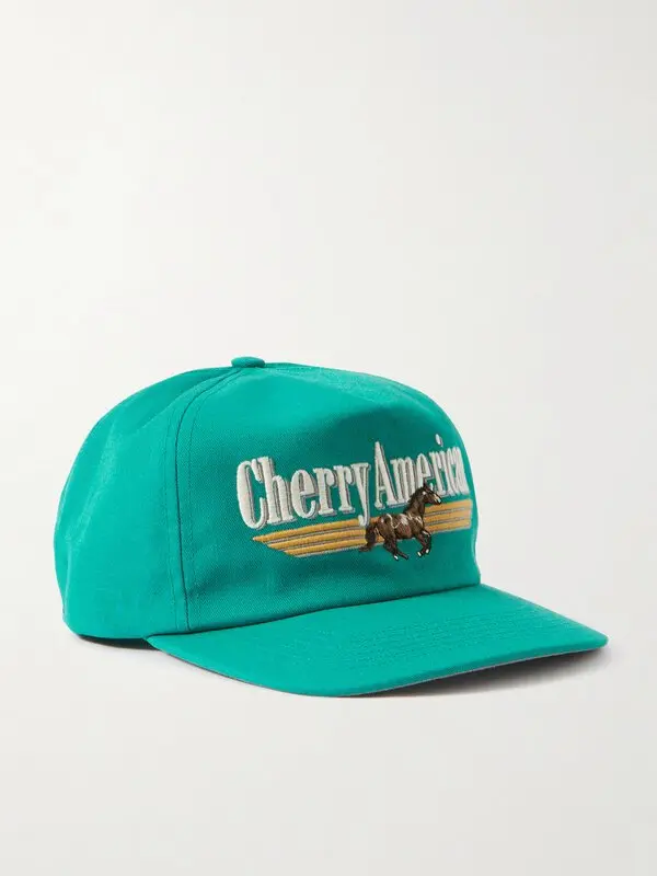 CHERRY LOS ANGELES American Logo-embroidered Twill Baseball Cap - Blue