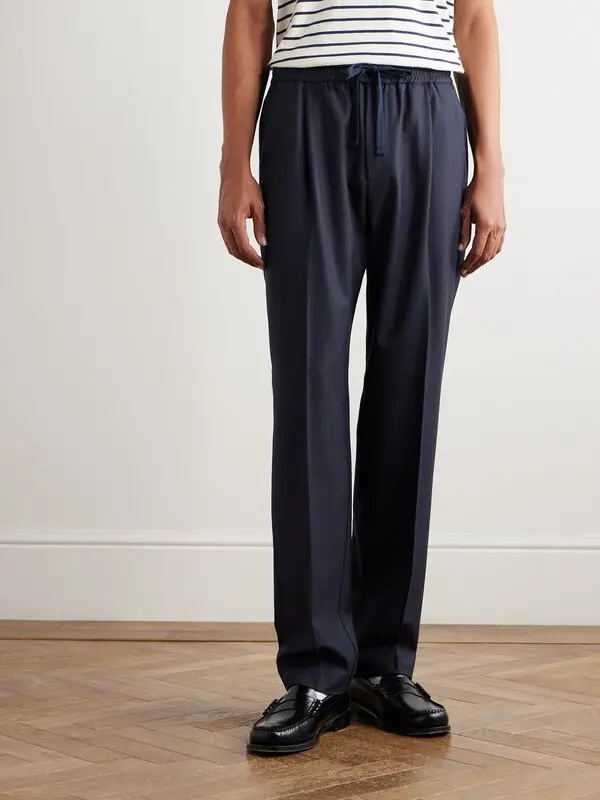 Altea Jared Straight-leg Pleated Trousers