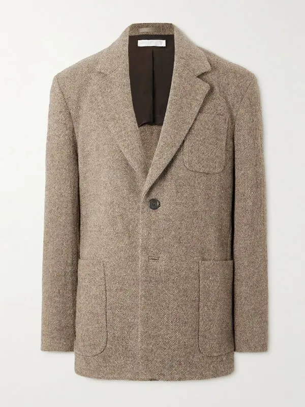 Our Legacy Embrace Virgin Wool And Hemp-blend Blazer - Neutrals