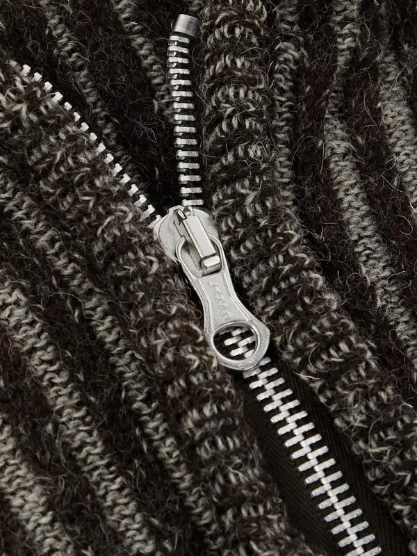 Our Legacy Level Ribbed Wool Hooded Jacket