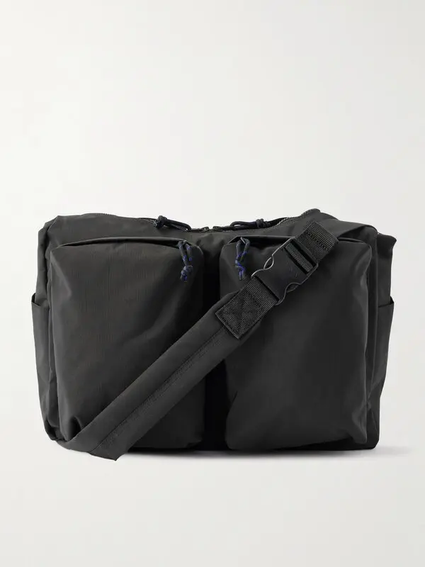 Nn07 Recycled-ripstop Messenger Bag - Black