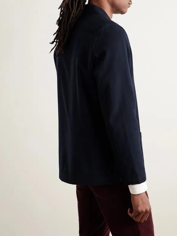 Massimo Alba Florida Wool, Silk, And Cashmere-blend Chore Jacket