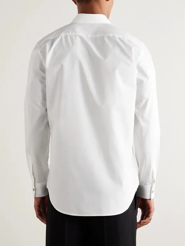 paul smith white dress shirt Vintage Paul Smith White Shirt | Signature Stripe Cuffs | British Designer