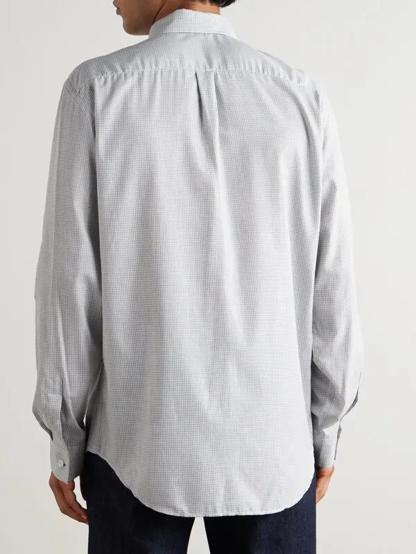 Paul Smith Button-down Collar Striped Cotton Shirt