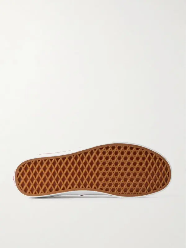 Valentino Garavani Vans Printed Canvas Sneakers - Red