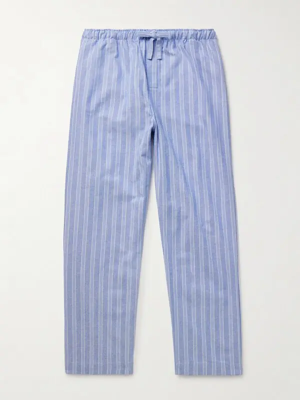 Derek Rose Arran 20 Straight-leg Pyjama Trousers - Blue