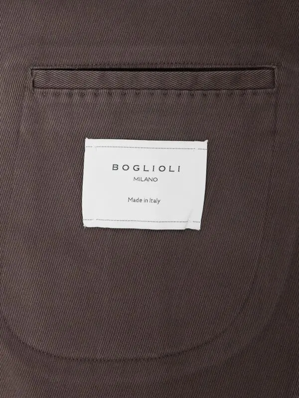 Boglioli Cotton-blend Twill Suit Jacket