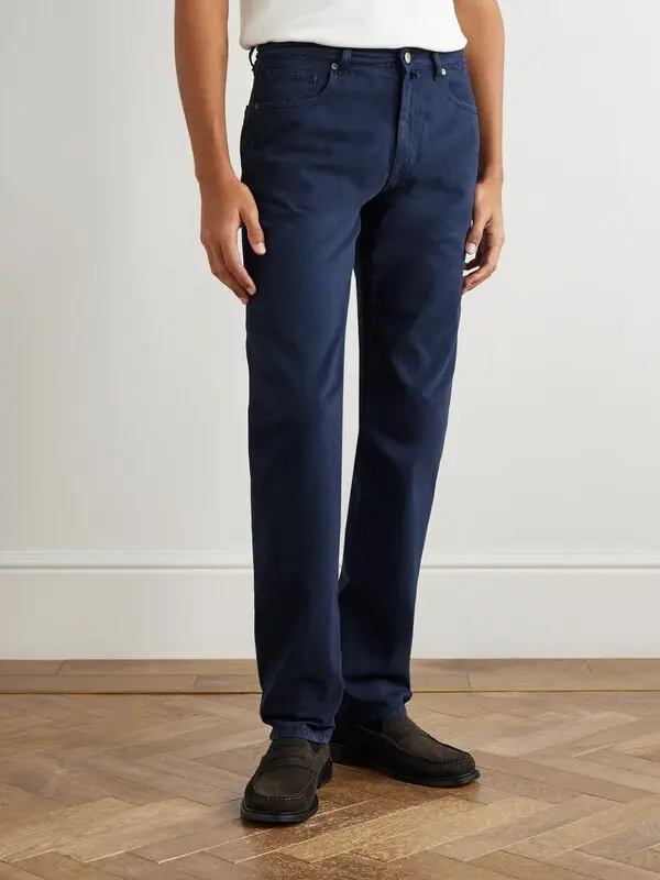 SLOWEAR Incotex Division Slim-fit Tapered Jeans - Blue