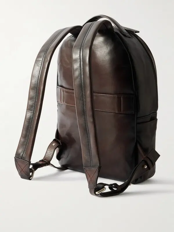 Officine Creative Quentin 20 Leather Backpack