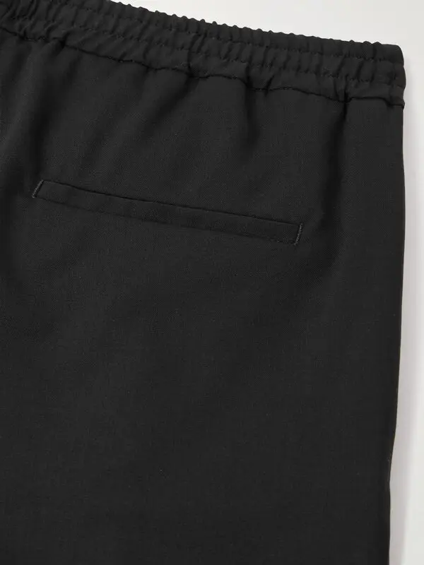 Altea Straight-leg Pleated Wool-blend Trousers