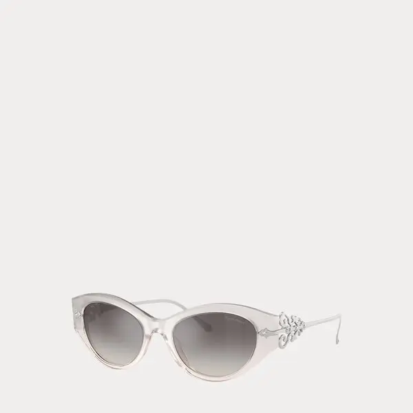 Ralph Lauren Western Cat-eye Sunglasses - Transparent Grey Pink