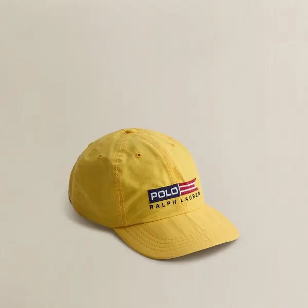 Ralph Lauren Embroidered Ball Cap - Yellow