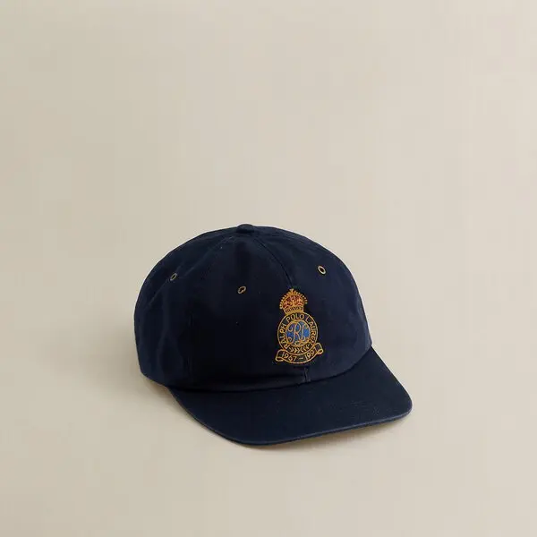 Ralph Lauren C. 1999 Crest Ball Cap - Blue