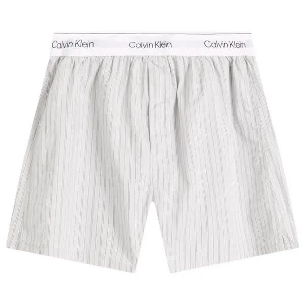 Calvin Klein Short Sleeve Crew Poplin Boxer Set