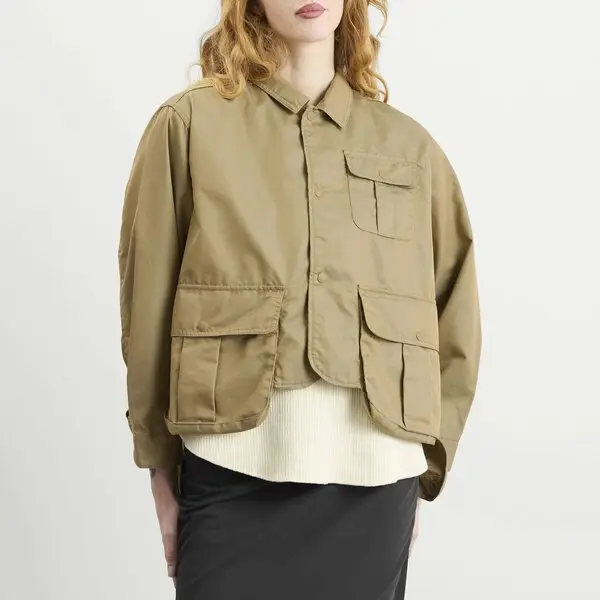 BEAMS Chambray Gabardine Short Fishing Jacket