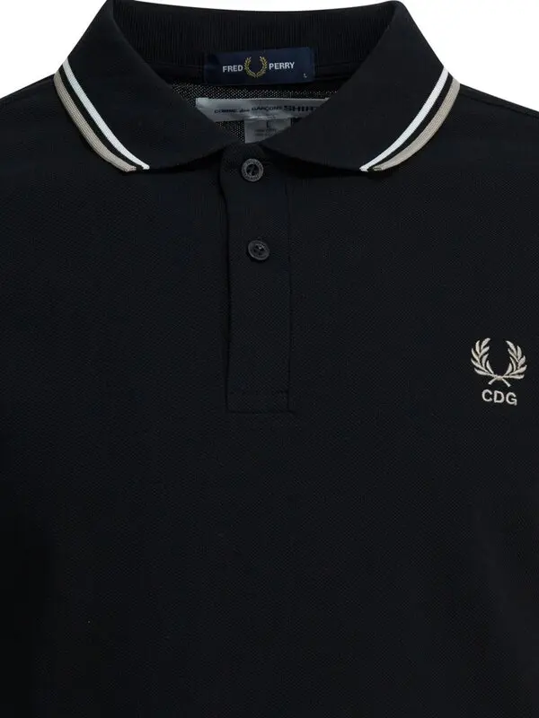Comme Des Garçons Polo Shirts - Black