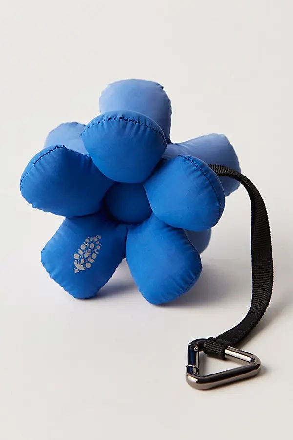 Free People Petal Talk Keyring - Blueberry/light Cobalt