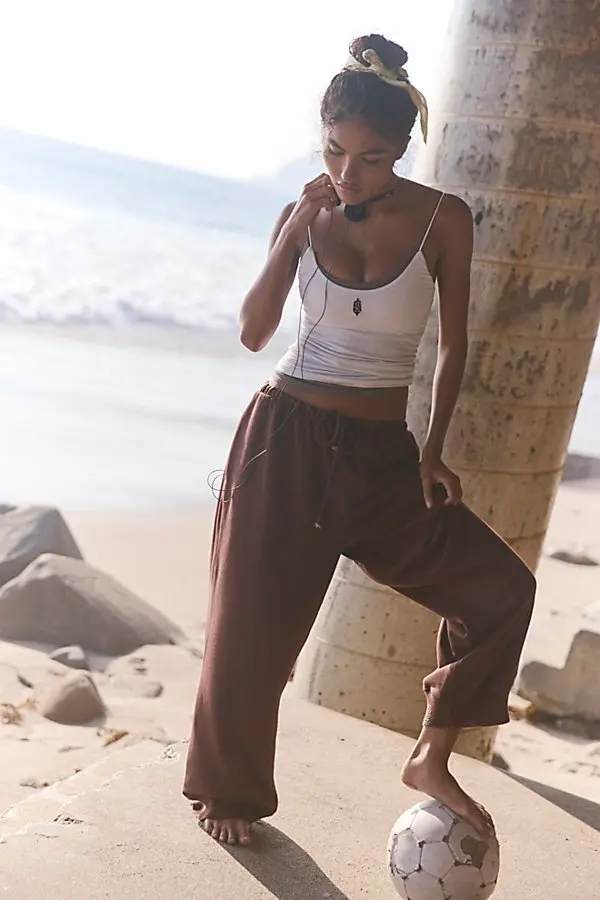 Free People Freestyle Pants - Cocoa