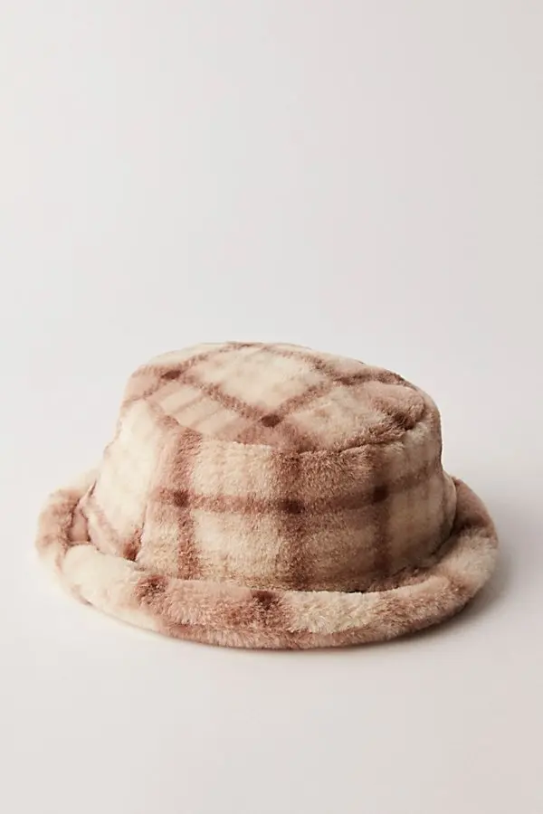 KANGOL Faux Fur Bucket Hat