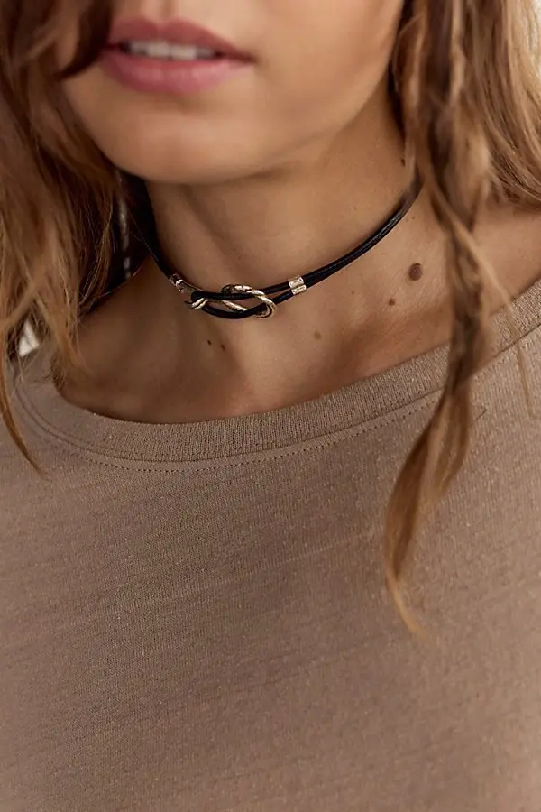 Pamela Love Fp X Verse Choker Necklace - Silver